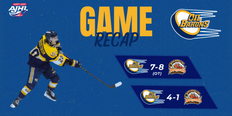 Oil Barons Game Recap (Home Opening Series) | Fort McMurray Oil Barons