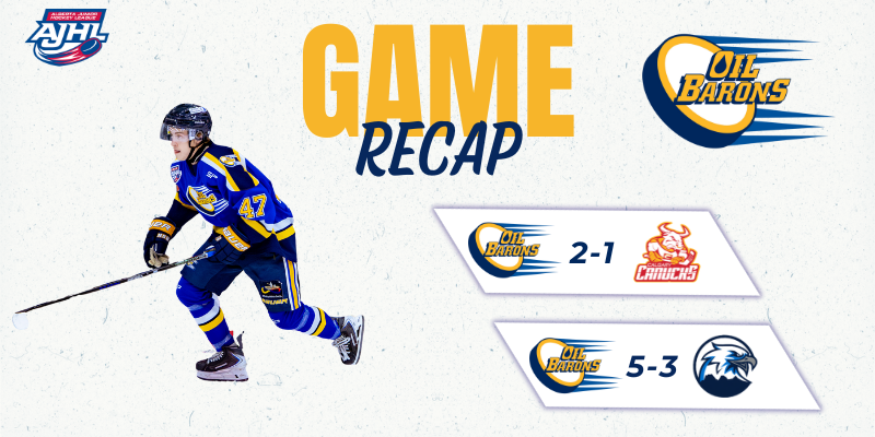 Oil Barons Game Recap (Jan 3 & 4 vs Xtreme) | Fort McMurray Oil Barons